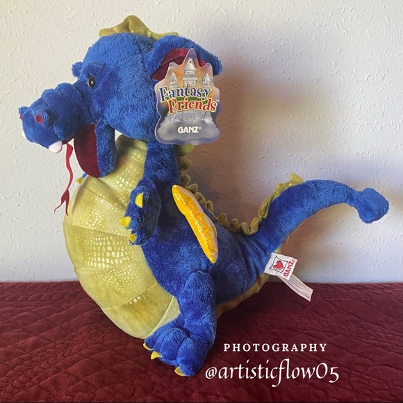GANZ | Toys | New Ganz Fantasy Friend Angus Dragon Stuff Animal | Poshmark